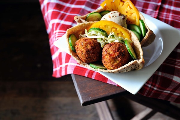 Falafel and Tahini Sauce - Healthy Slow Cooking