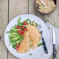 Vegan Chickpea Crepes from Cut the Sugar - Healthy Slow Cooking