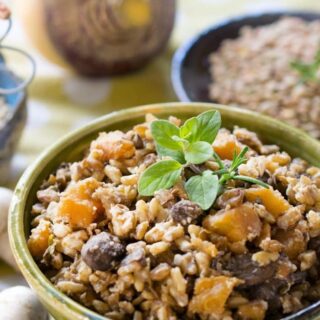 Vegan Instant Pot Lentils and Rice with Rutabaga - Healthy Slow Cooking