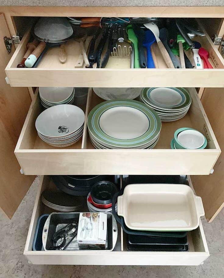 Mini Kitchen Redo: ShelfGenie Cabinet Inserts - Healthy Slow Cooking ...