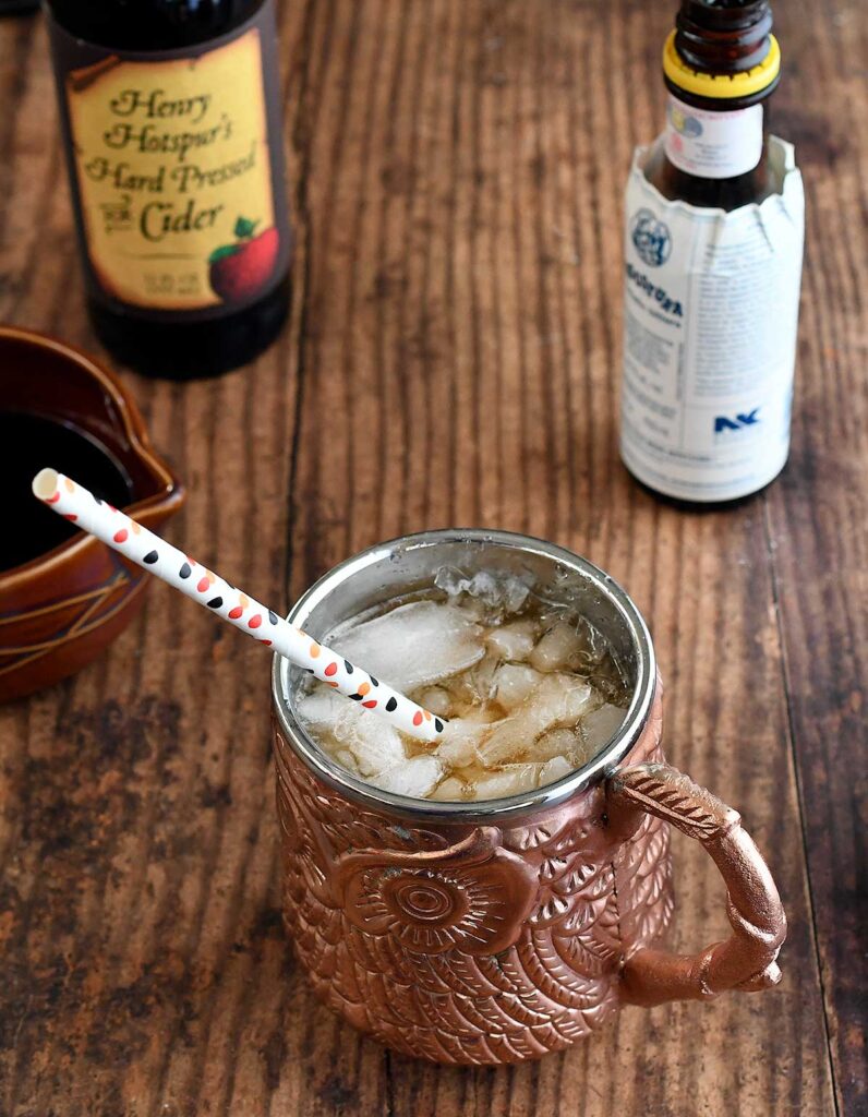 Pumpkin Spice Cocktail with Rum and Hard Cider - Plus Zero Alcohol ...