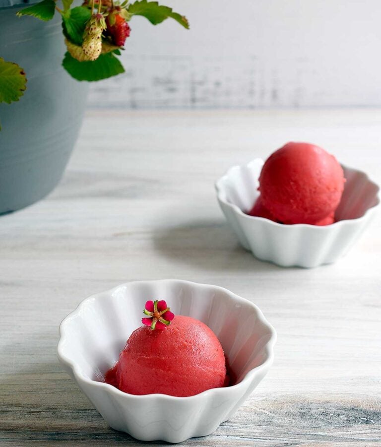 The Best Ninja Creami Strawberry Sorbet: Pear Sweetened with a Hint of ...
