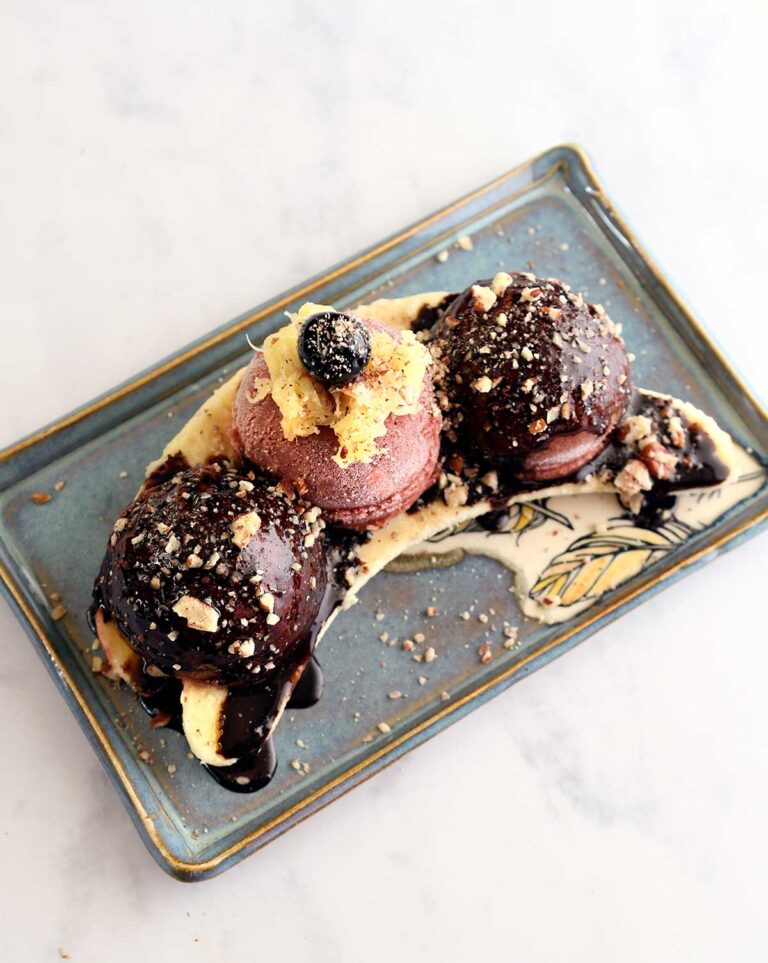 Easy Whole Food Plant-Based Ninja Creami Banana Split Ice Cream ...